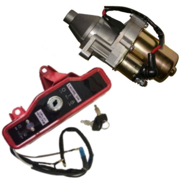 Honda GX160 & GX200 Ignition Switch Box With Starter Motor & Solenoid ...